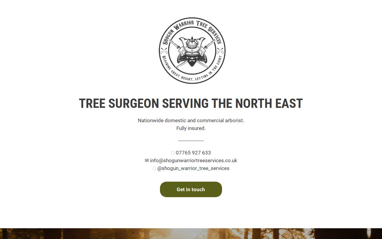 Shogun Warrior Tree Surgeon & Arborist